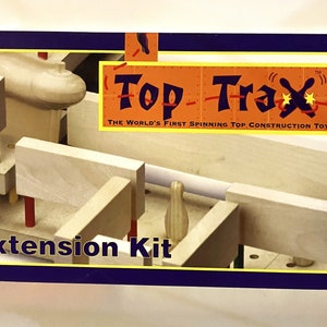 Vintage Top Trax Spinning Top Construction Wooden Toy Extension Kit ...
