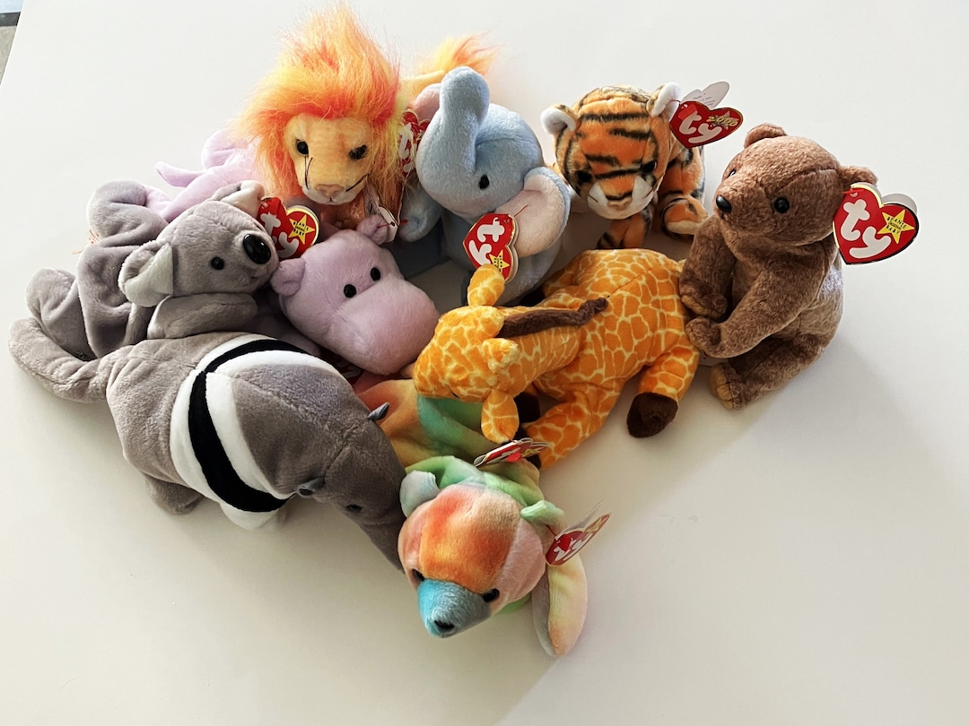 TY Beanie Baby - Choose From Wild Animals Assortment Shown (1997 ...