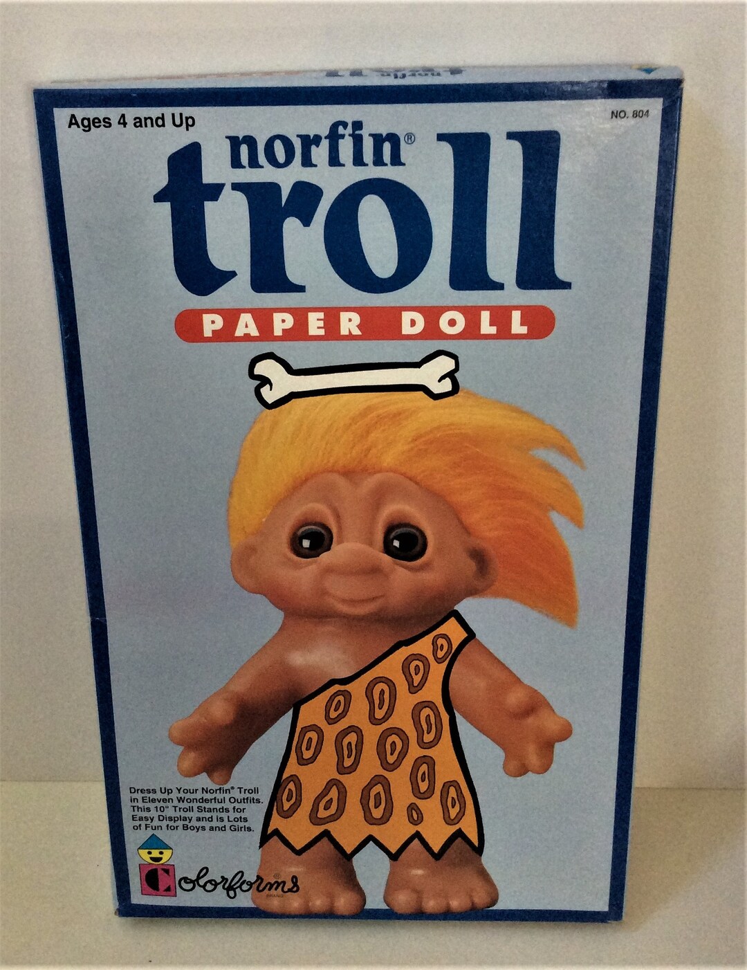 Vintage Colorforms Norfin Troll Paper Doll Set RARE NEW - Etsy