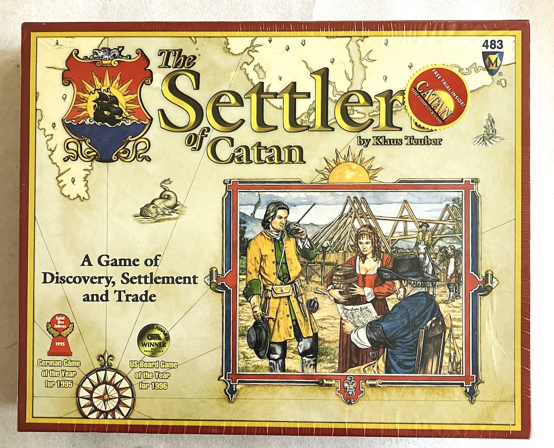 Vintage the Settlers of Catan by Mayfair Games 483 Board Game 2003 ...