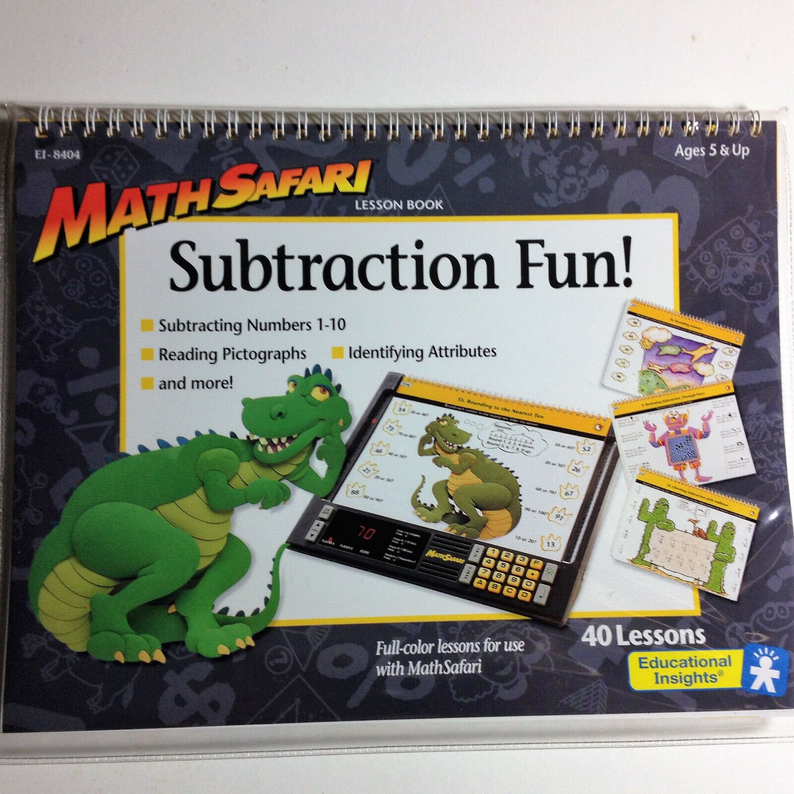 Mathsafari Electronic Learning System 40 Lesson Pack Choose Skill Pack Add Sub Mult Div. RARE NIP Etsy