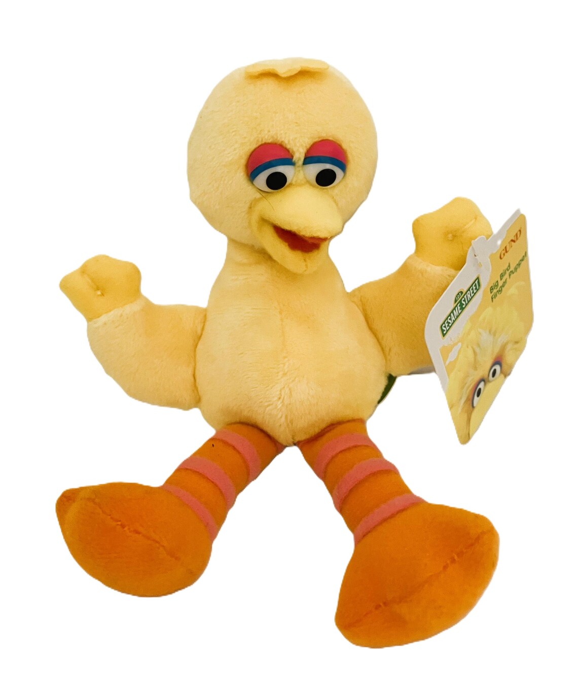 Vintage Sesame Street Plush Finger Puppets Choose Elmo, Oscar, Count ...