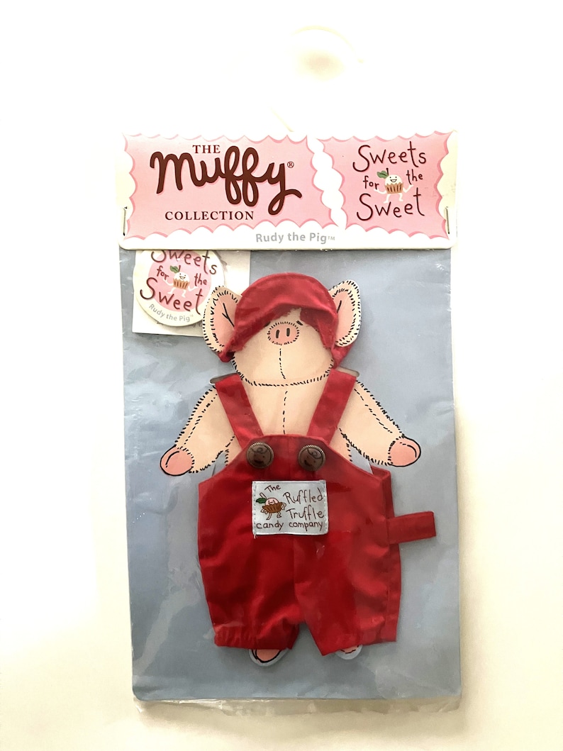 NABCO Muffy Vanderbear Rudy Pig Outfit Jumpsuit and Hat Sweets for ...