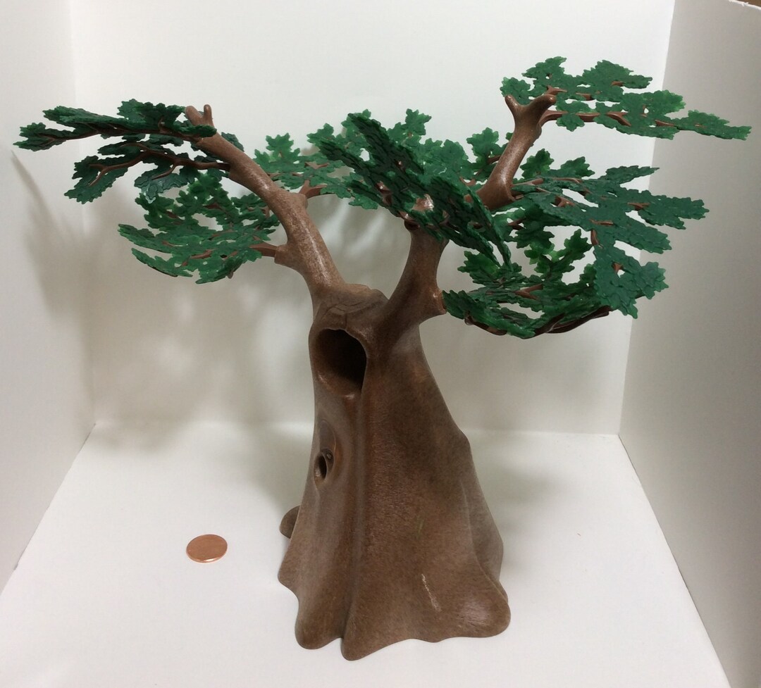 Playmobil 7093 Oak Tree With Secret Hideaway Like New - Etsy