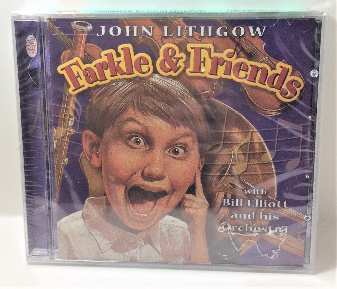 John Lithgow Farkle and Friends CD Children's Comedy Bill Elliott and ...