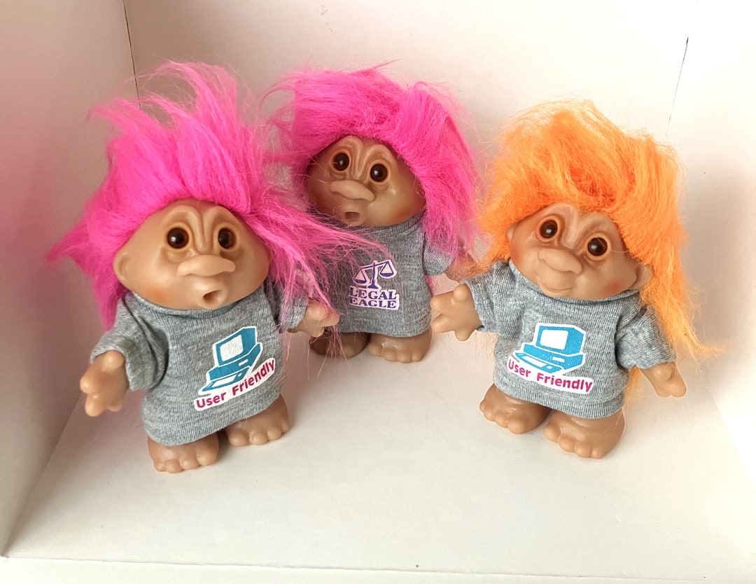 Vintage DAM TROLL 1986 User Friendly Computer Geek or Legal Eagle ...
