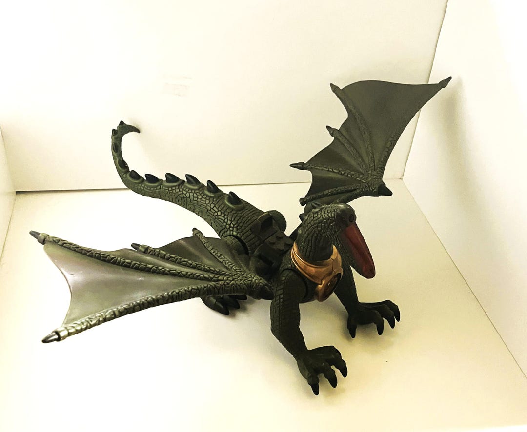 Mega Bloks Large Flying Dragon Flapping Wings 15 Inches Wingspan - Etsy