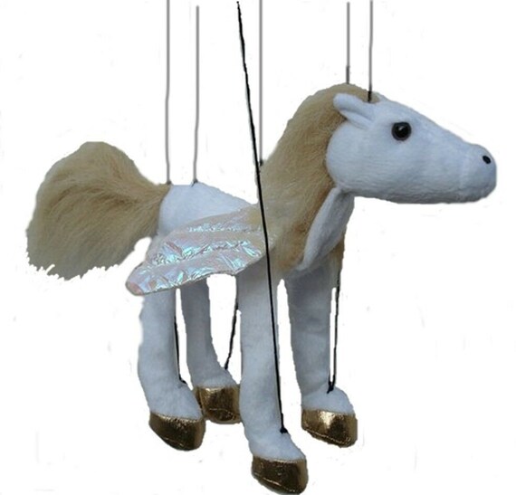 Vintage Sunny Puppets Pegasus Flying Horse Marionette 14 in - Etsy
