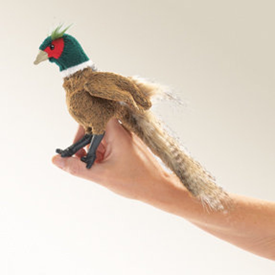 Folkmanis Mini Pheasant Finger Puppet 2722 Rare New - Etsy