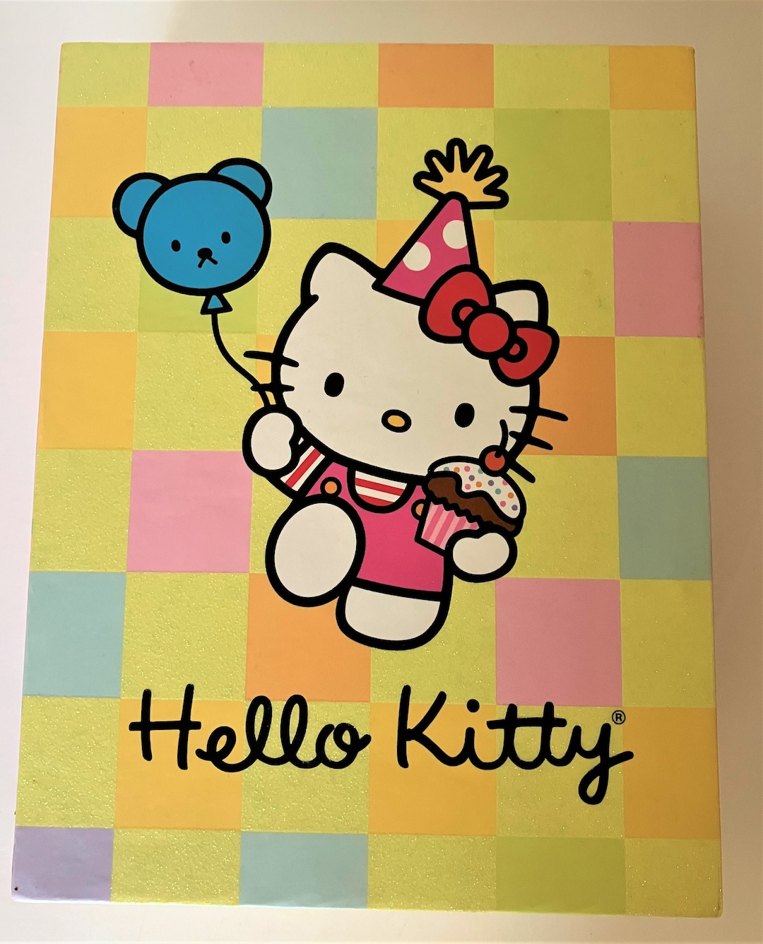 Vintage SANRIO Hello Kitty Note Cards in Heavy Duty Box Trinket Box by ...