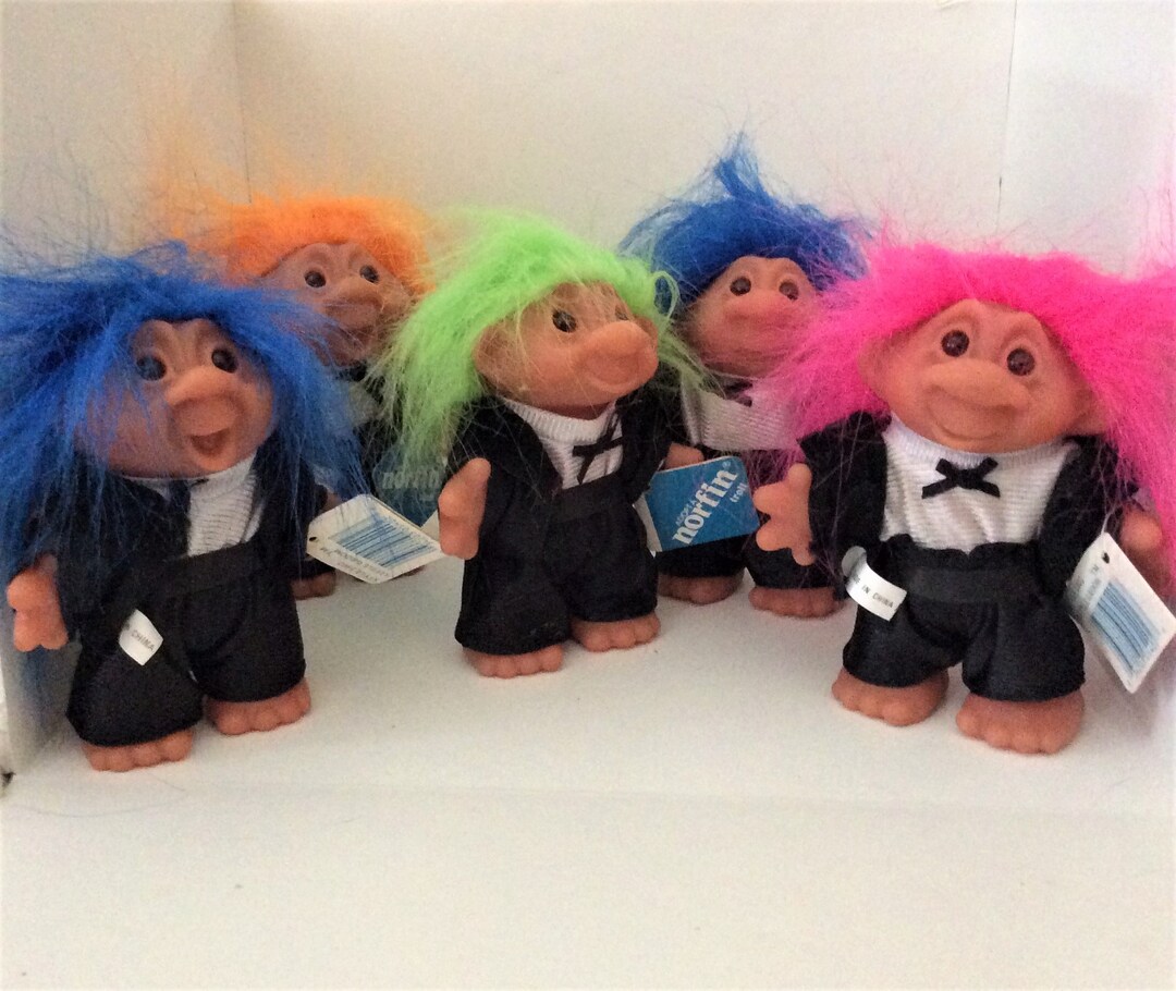 Vintage DAM TROLL 1986 - Groom Best Man Wedding Tuxedo 4.5" W/tag - Etsy
