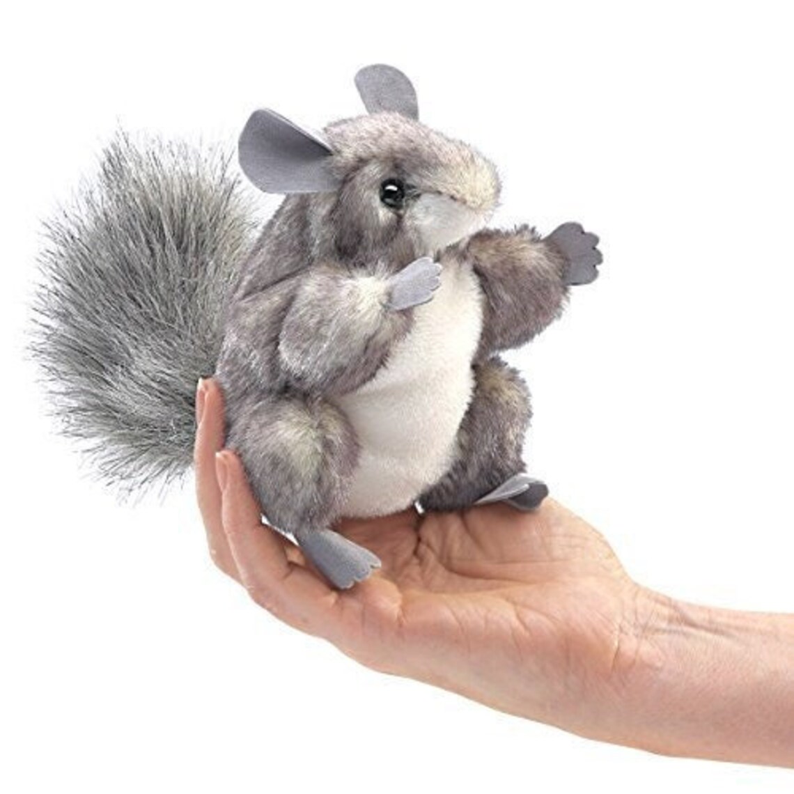 Folkmanis Mini Chinchilla Finger Puppet 2759 Rare New - Etsy