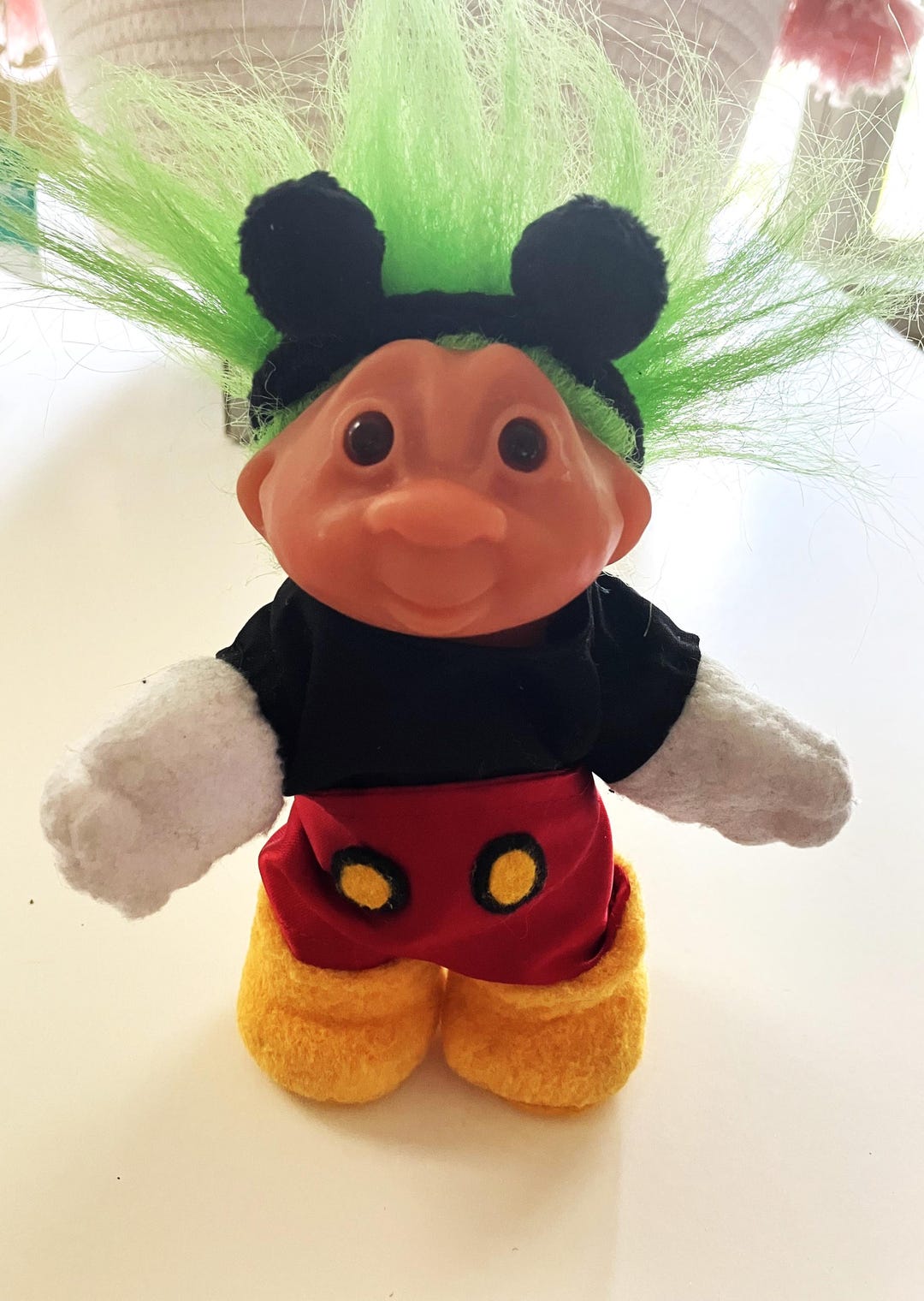 Vintage DAM TROLL 1986 Mickey Mouse- 4.5" Rare - Etsy