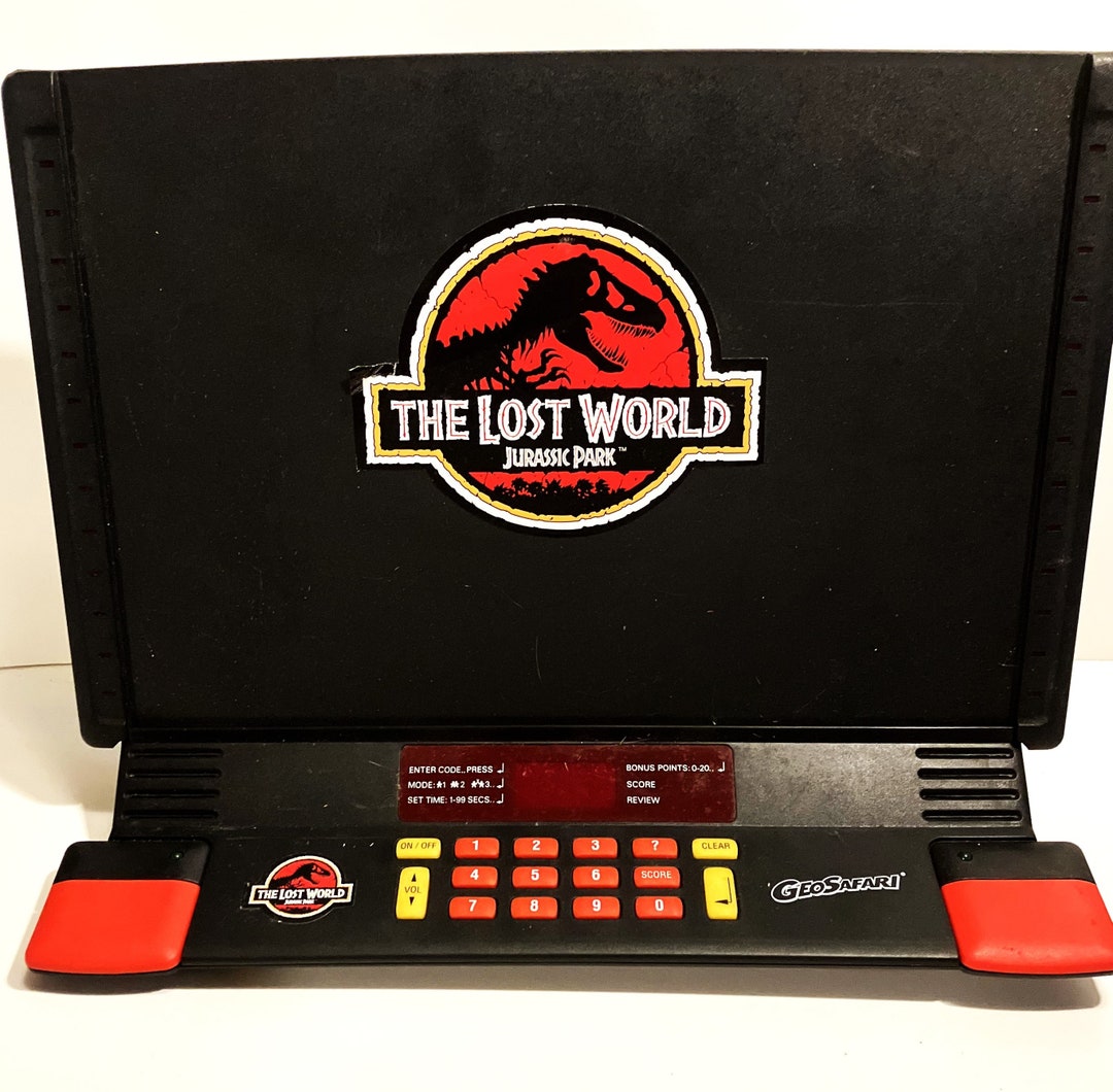 Geosafari Learning System Unit Jurassic Park License Version Works With All Geosafari Cards RARE Etsy