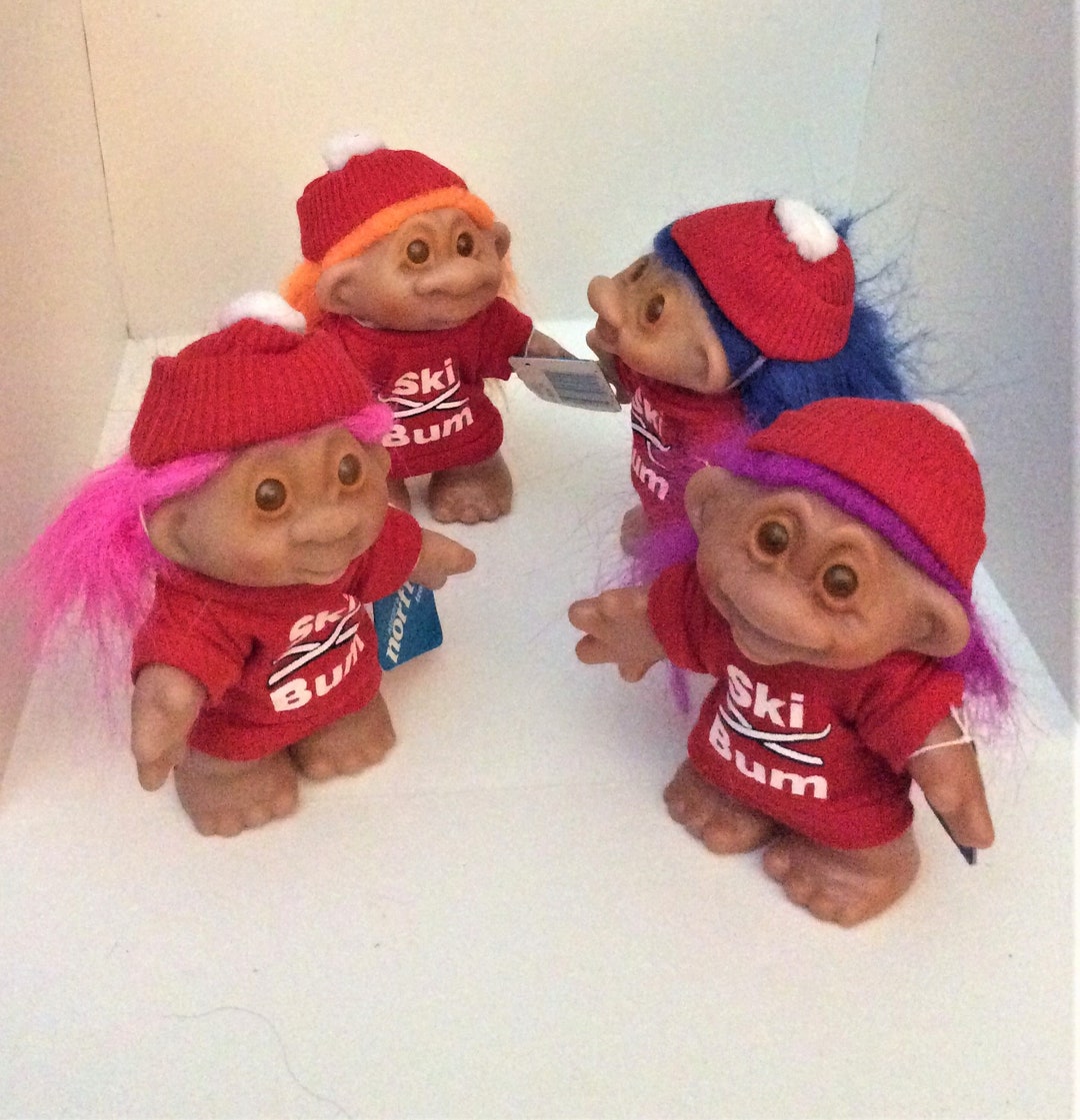 Vintage DAM TROLL 1986 Ski Bum - 4.5" W/tag NEW - Etsy