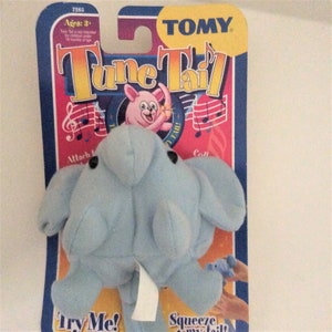Tomy Tune Tails Elephant Musical Toy Vintage RARE NEW - Etsy