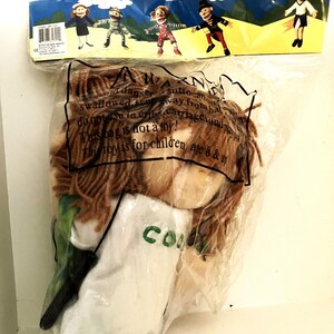 Vintage Sunny Puppets Cool Girl Marionette WB1701 Plush String Puppet ...