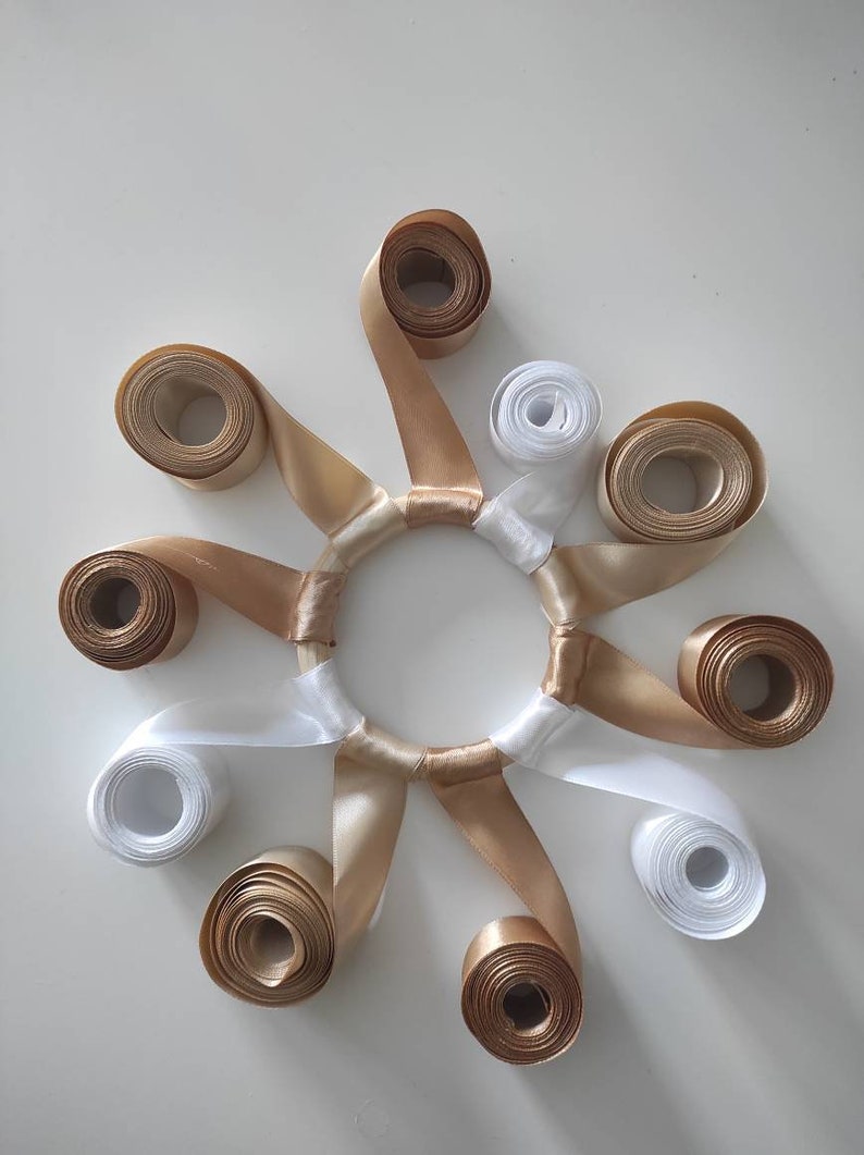 Ronde des rubans satin mariage - Etsy France