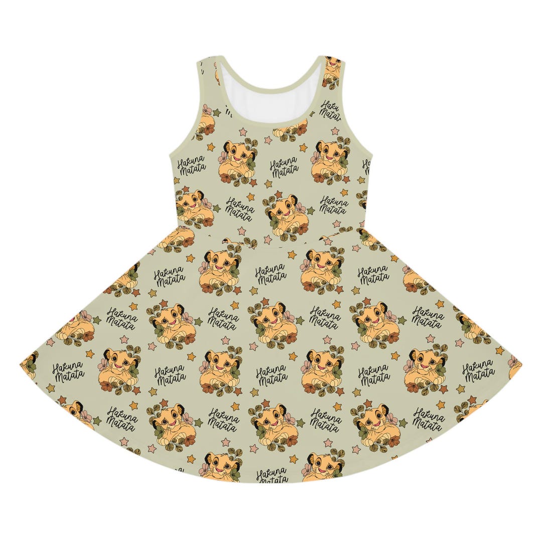 Lion King Disney Dress Youth Dress Kids Dress Simba Dress Girl Dress ...