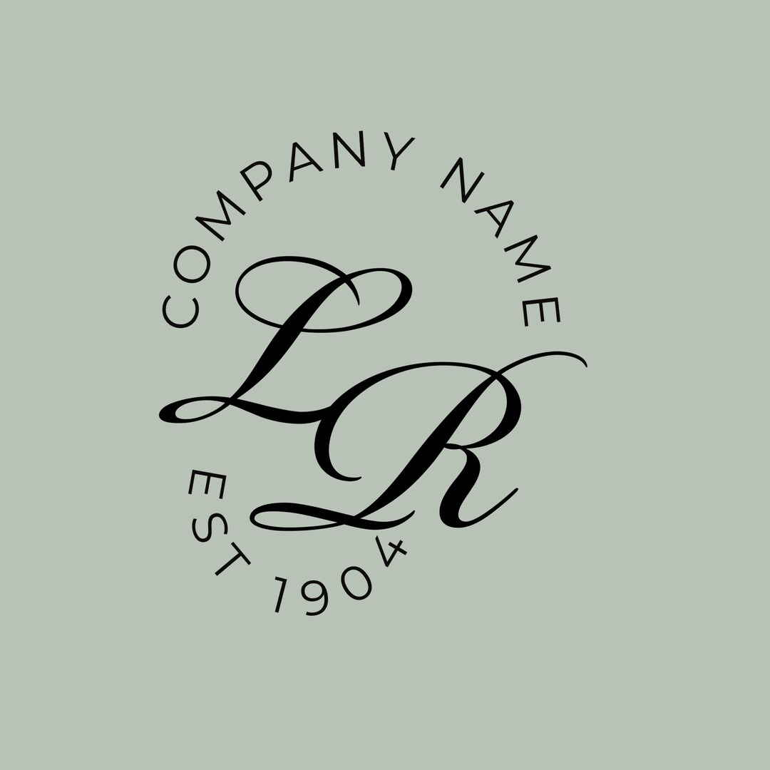 Aesthetic Company Monogram - Etsy
