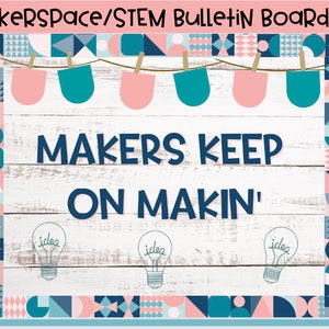 Makerspace/stem Bulletin Board Kit - Etsy