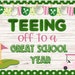 Golf Themed Back to School Bulletin Board - Etsy
