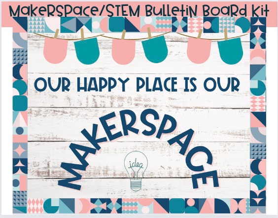 Makerspace/stem Bulletin Board Kit - Etsy