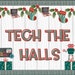 Tech the Halls Bulletin Board Kit/ Christmas Technology Board /STEM ...