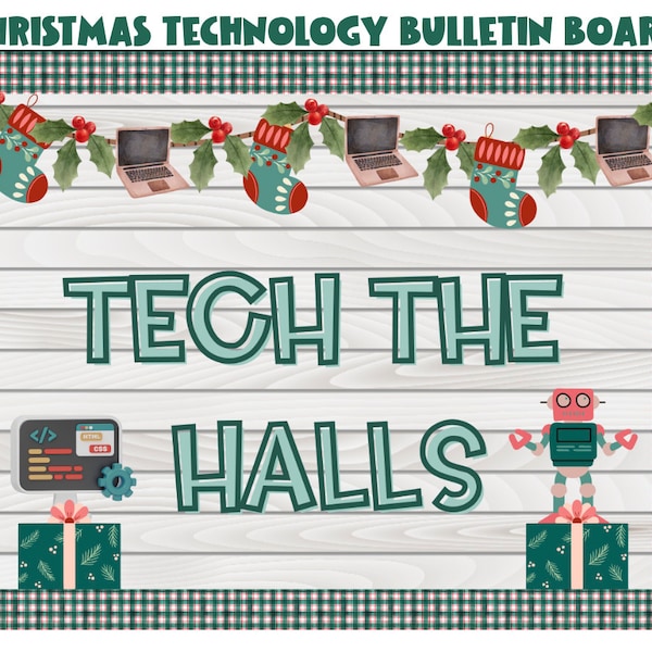 Christmas Bulletin Board Kit - Etsy