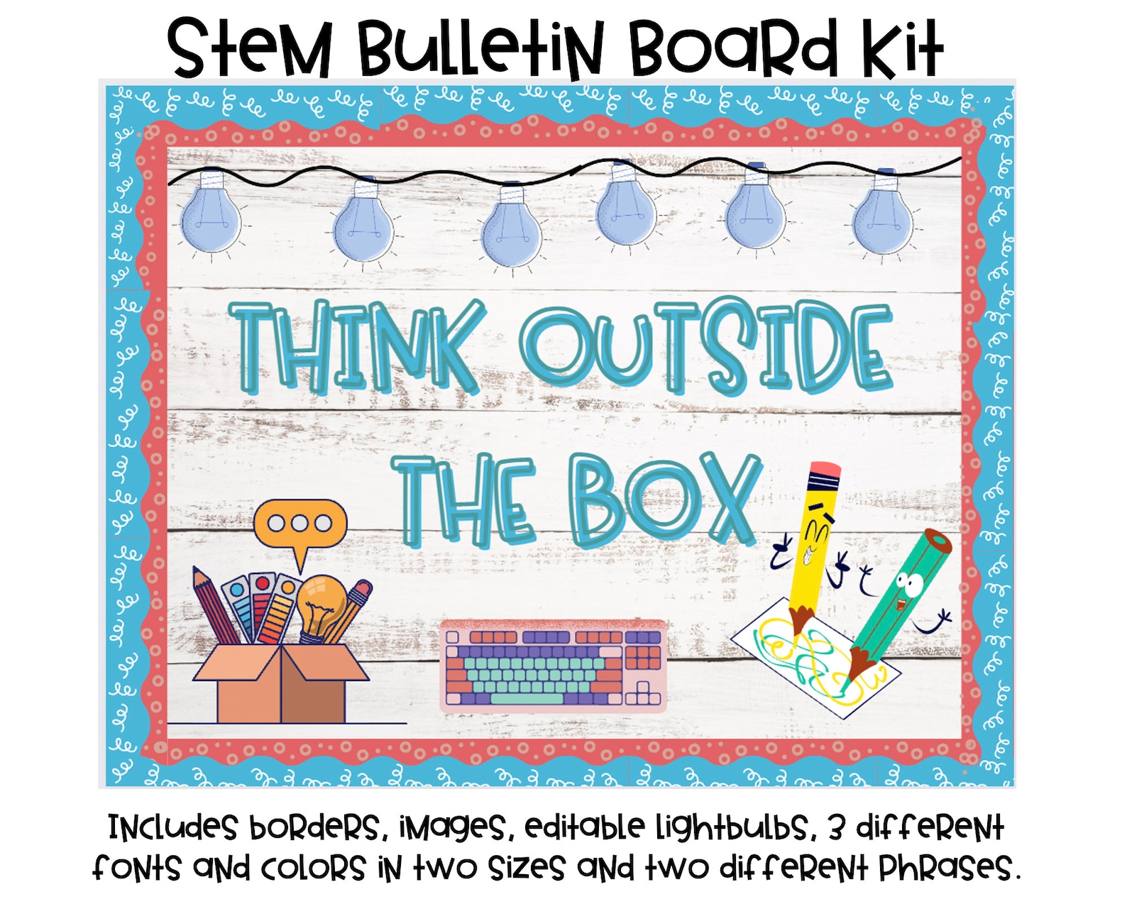 Stem/steam/makers Bulletin Board Kit - Etsy