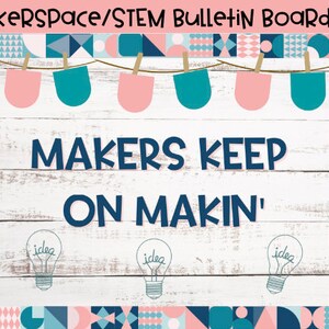 Makerspace/stem Bulletin Board Kit - Etsy