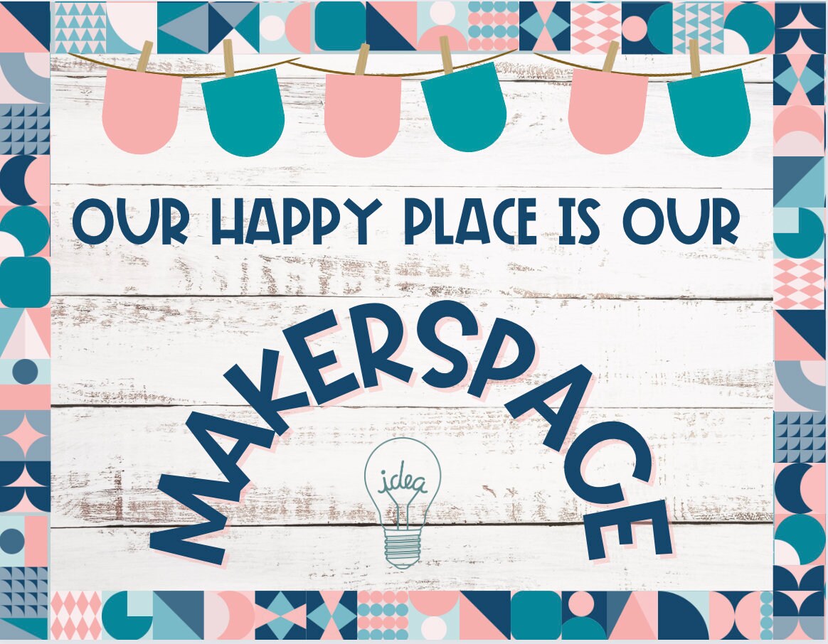 Makerspace/stem Bulletin Board Kit - Etsy