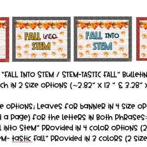 Editable STEM/STEAM Fall/autumn Bulletin Board Kit/instant Digital ...