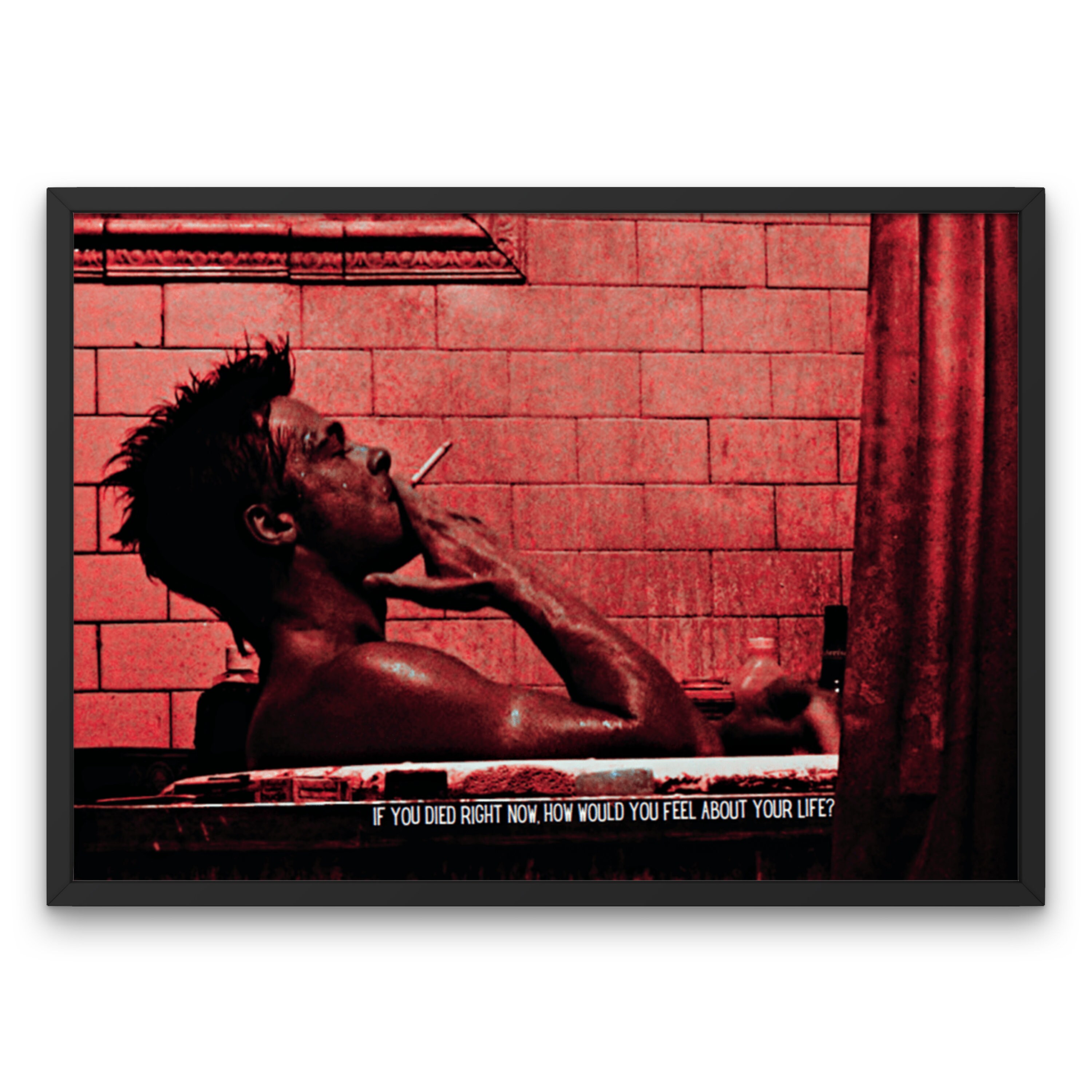Fight Club Poster: Digital Download - Tyler Durden (brad Pitt) Wall Art ...