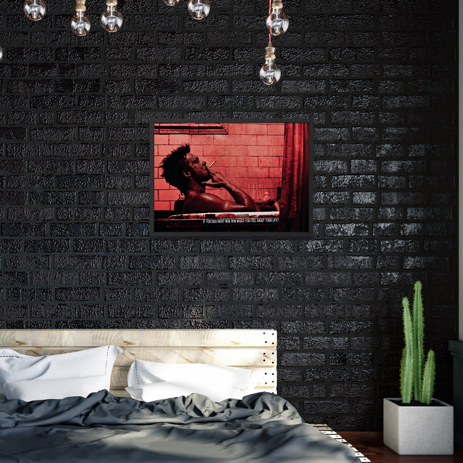 Fight Club Movie Poster | Tyler Durden Print | Fight Club Wall Art ...