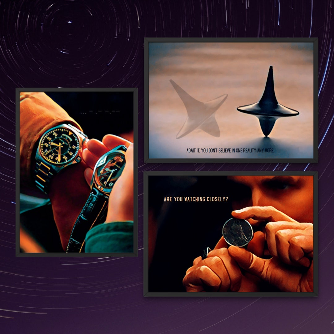 Christopher Nolan Posters Set of 3 interstellar the - Etsy