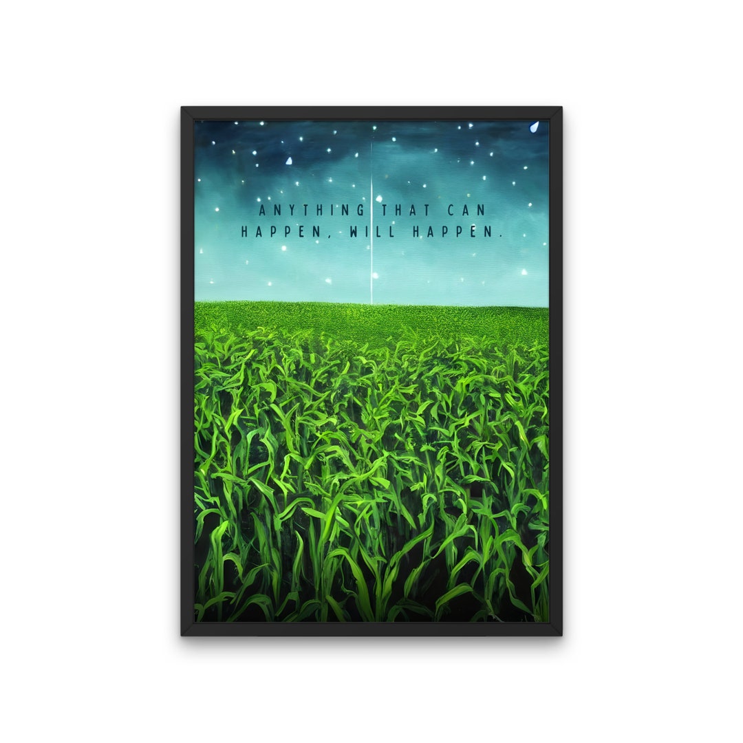 Interstellar Digital Movie Poster Download | Corn Fields | Movie Poster ...