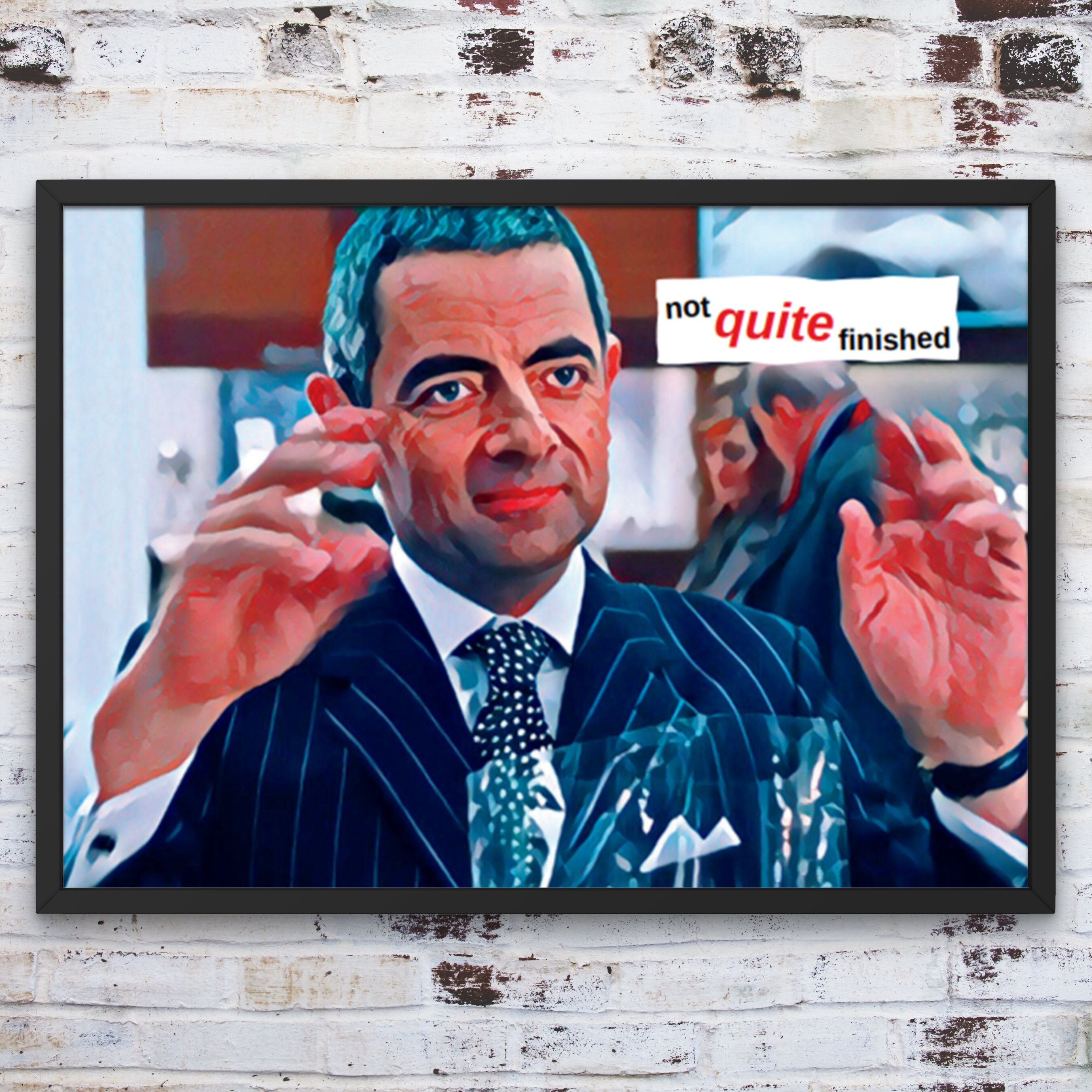Love Actually Poster: Rowan Atkinson Jeweller Scene Movie Poster Wall ...