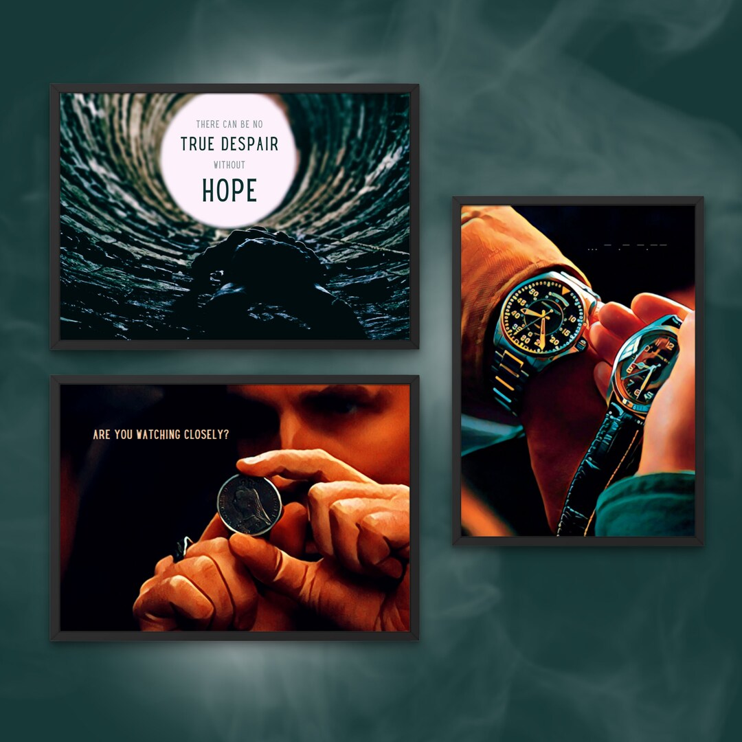 Christopher Nolan Posters - Set of 3 (interstellar, the Prestige, Dark ...