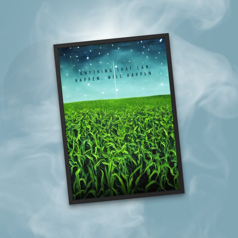 Interstellar Digital Movie Poster Download | Corn Fields | Movie Poster ...