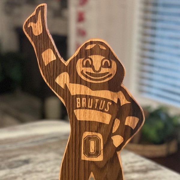 Ohio State Brutus Wall Decor - Etsy