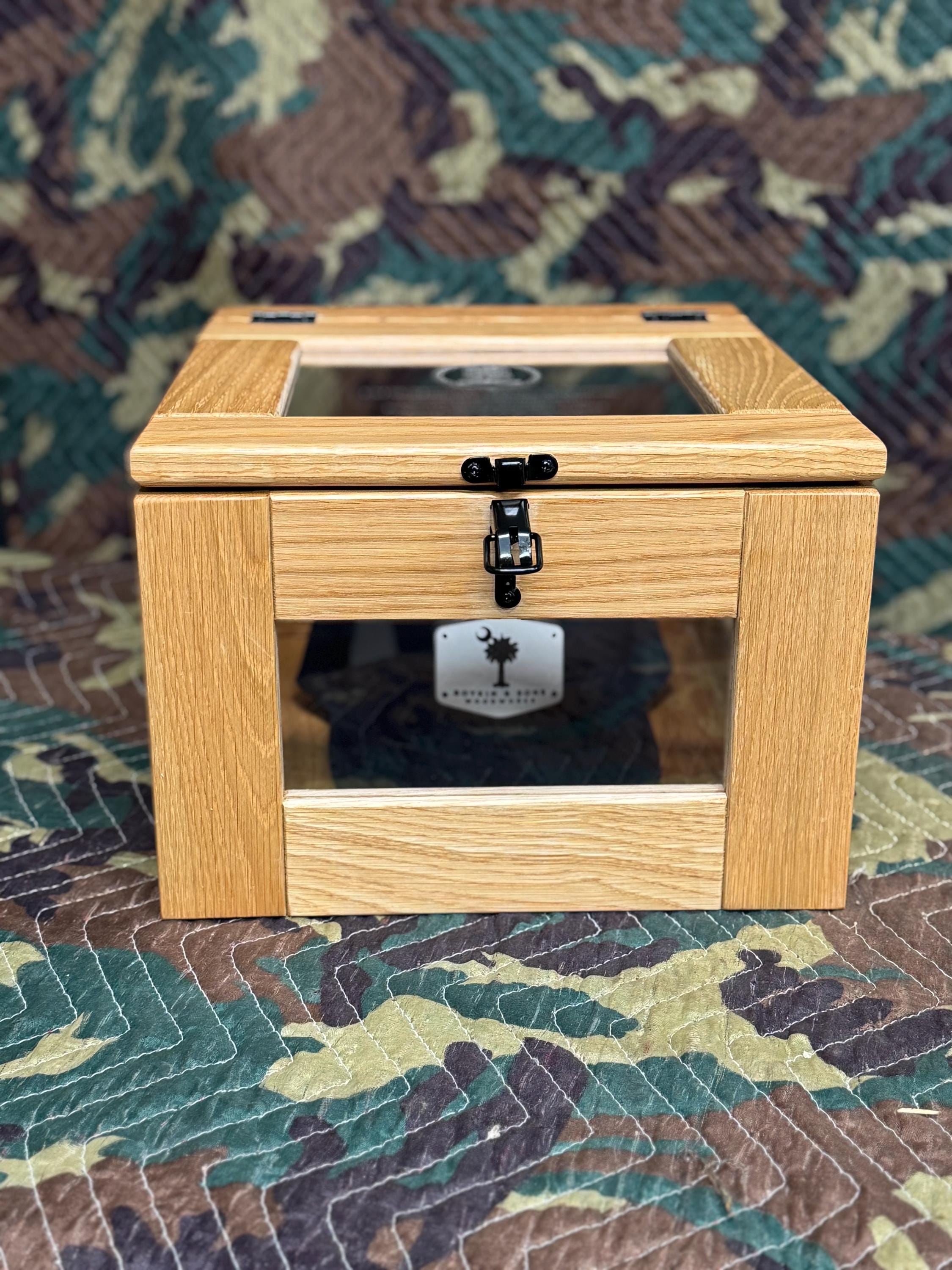 Custom Oak Chief Petty Officer Hat Box - Etsy