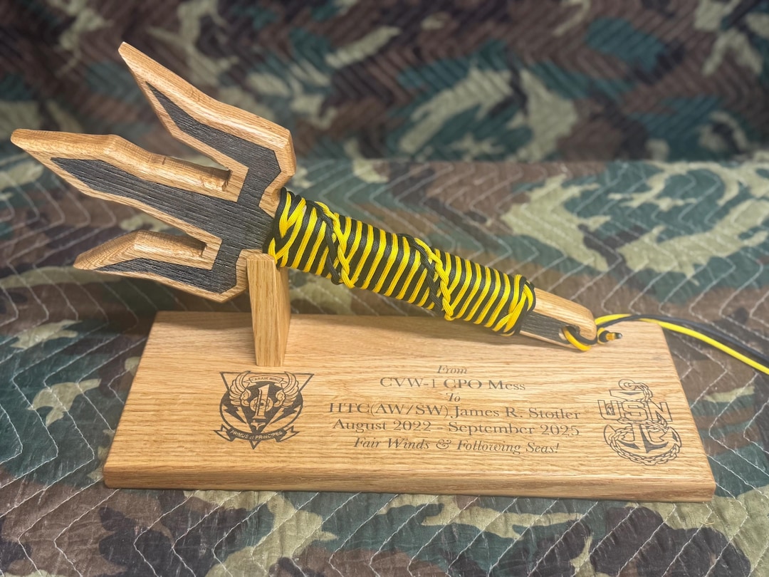 Custom Wood Trident - Etsy