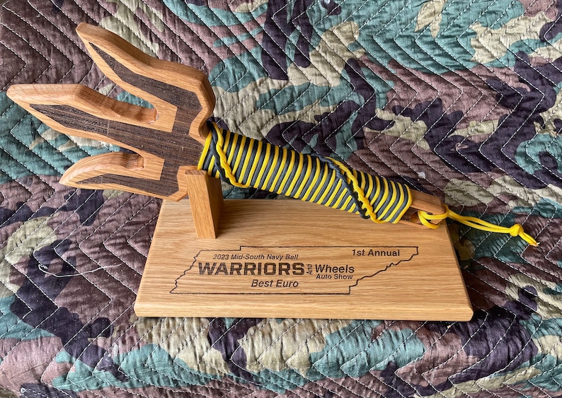 Custom Wood Trident - Etsy