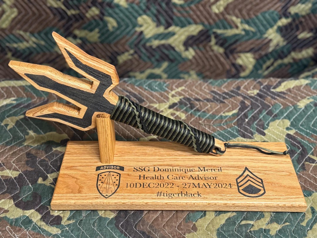 Custom Wood Trident - Etsy