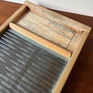 Vintage Cupples Good House Keepers National Glass Washboard | Antique ...