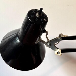 Vintage LEDU Black Architect's Desk Swing Arm Lamp Drafting Light Plug ...