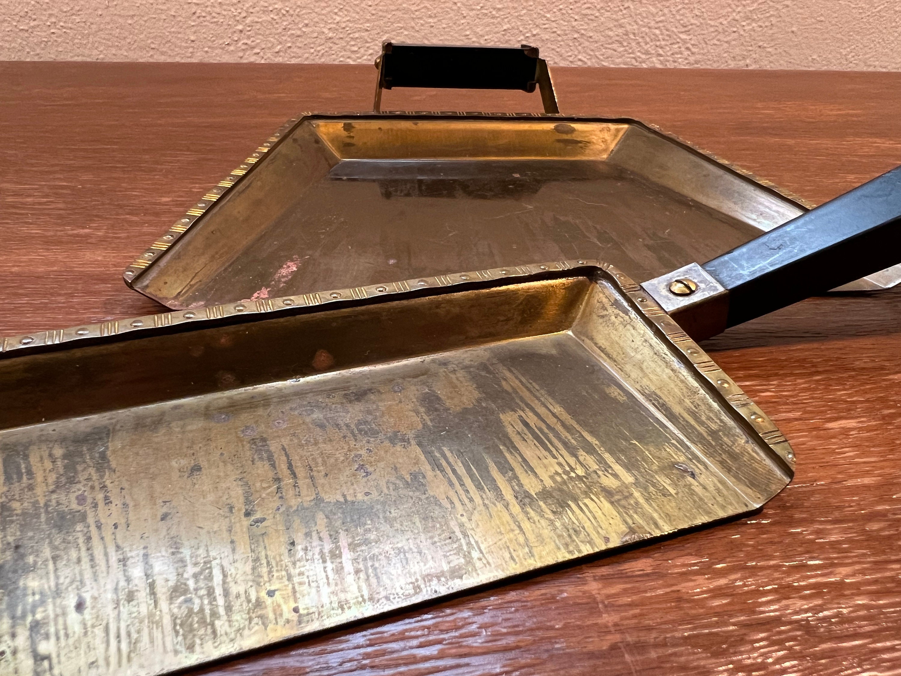 Antique 1910s-1920s S. Sternau & Co New York Brass Dust Pan Butler ...