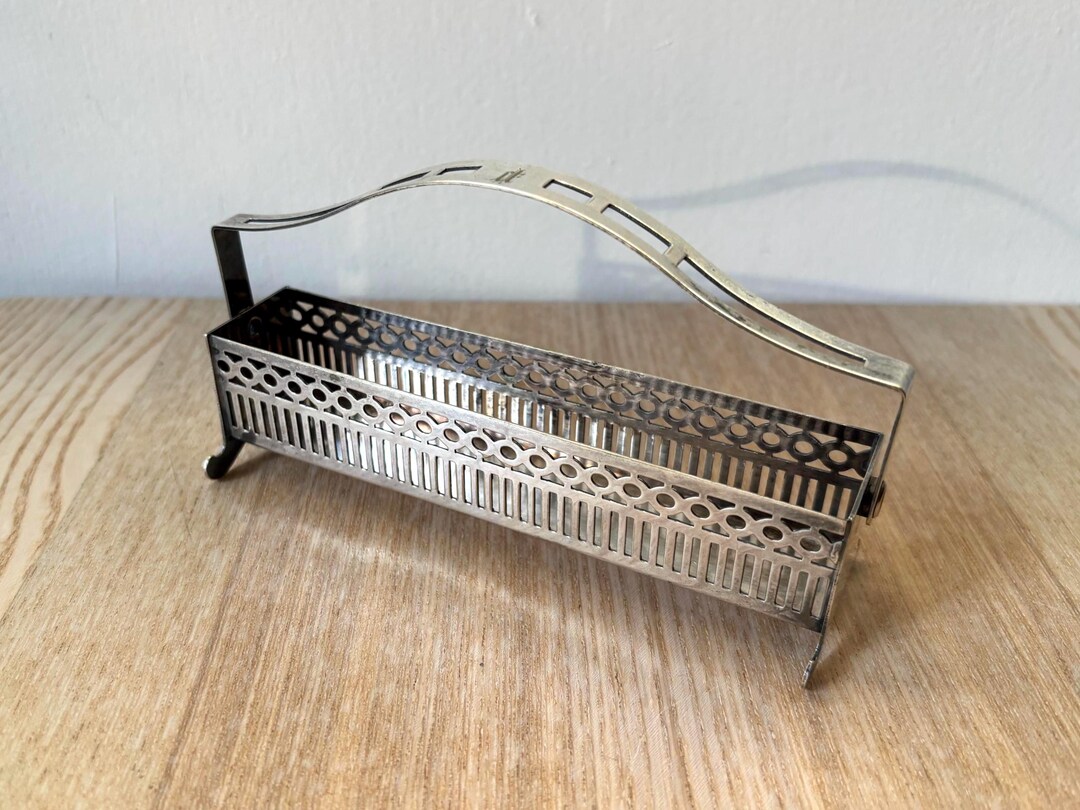 Vintage Apollo Sheffield Sugar Cube Holder #2603 | BRS Nickel Silver ...