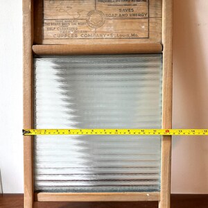 Vintage Cupples Good House Keepers National Glass Washboard | Antique ...